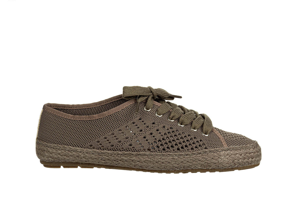 Espadryle Emu Agonis Mac Smoke 119194, Zielony, Materiał – Bayla